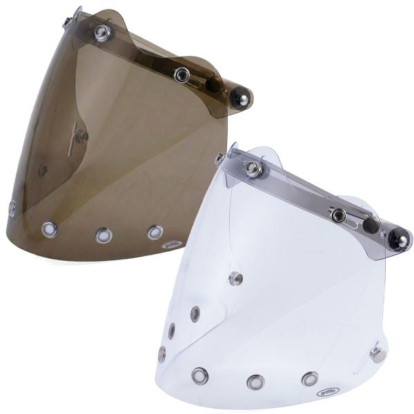 griffin"JET STAR "専用シールドシールドの開閉を実現するフリップアップアジャスターが標準でセットされた「ジェットスター専用」シールドです。有害な紫外線を94%カット（UV380）し、ハードコート加工により傷からシールドを保護...