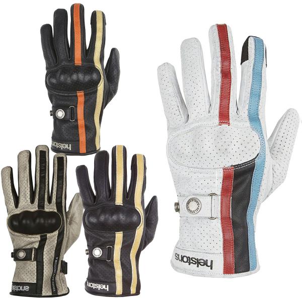 柔軟性と耐久性を兼ね備えたフルグレインゴートを使用したパンチングレザーグローブ。手のひらはデュポンケブラーアラミド繊維配合の素材で更に補強が施され、プロテクターも完備。ベルクロで固定するタイプになります。人差し指と中指にあしらわれたストライ...