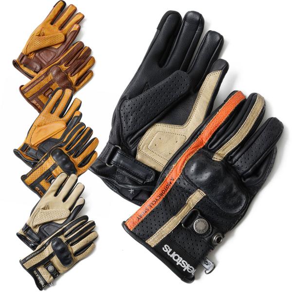 パンチングメッシュのコードレザーを採用した女性用のグローブ23SSモデル。スマホ対応。メンズモデルで人気の「イーグルエアグローブ」の女性版です。ハードプロテクター装備で安全性も確保しています。