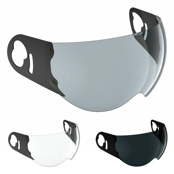 BOXERシリーズ専用設計のオプションシールドです。アンチフォグ（曇り止め）とUVカット加工が施されています。