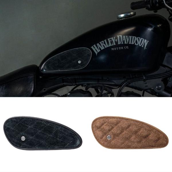 バイクの見た目をより高めるために考案されたレザータンクパッドです。トリップマシーンの特徴であるクランチレザーからハンドメイドで製造されています。しっかりとお手入れをすることで長期にわたりご使用が可能な製品です。接着には3Mの工業用標準テープ...