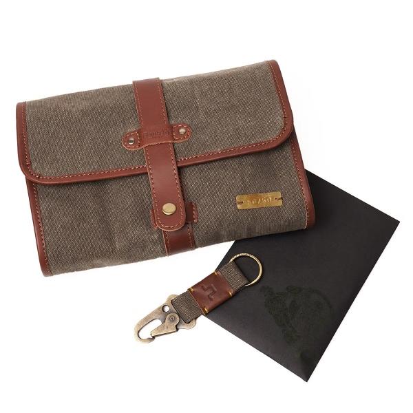 Trip Machine レザーケアキット - STONE CANVAS EDITION -通常版とは異なる素材を使用した『ストーンキャンバスエディション』モデル。ナンバリングされた真鍮プレートが付けられ、特製キーホルダーとメッセージカード...