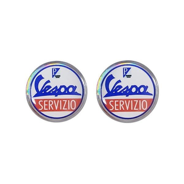 透明な立体レジン加工を施したVespa Servizioの3Dロゴステッカー。精密なディテールと鮮やかな色合いが特徴です。高い接着力に加え、長期間にわたり優れた耐久性を発揮します。UVプロテクティブフィルターを採用しており、黄ばみを防ぎ、美...