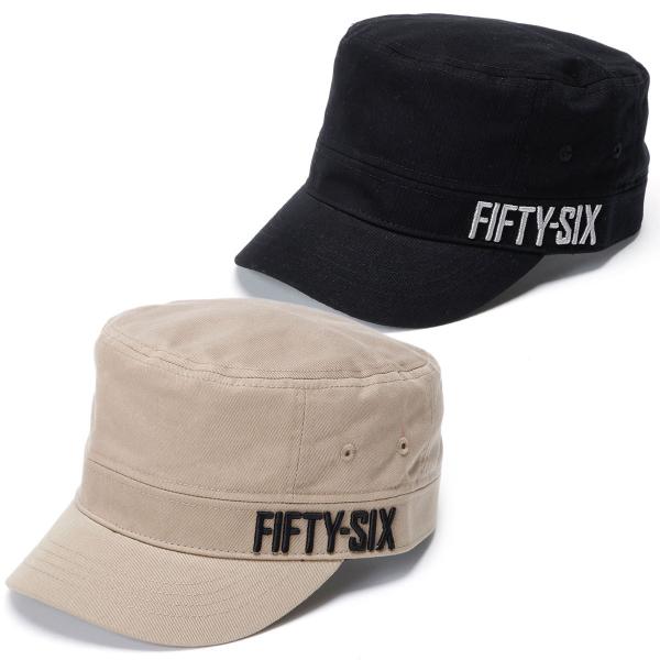 56designWork Capに新作が登場。<br>FIFTY-SIXの文字を立体刺繍で配し、手触りの良い素材を使用し被りやすく男性にも女性にも良く似合うデザインです。<検索用 VaMp w6tG＞