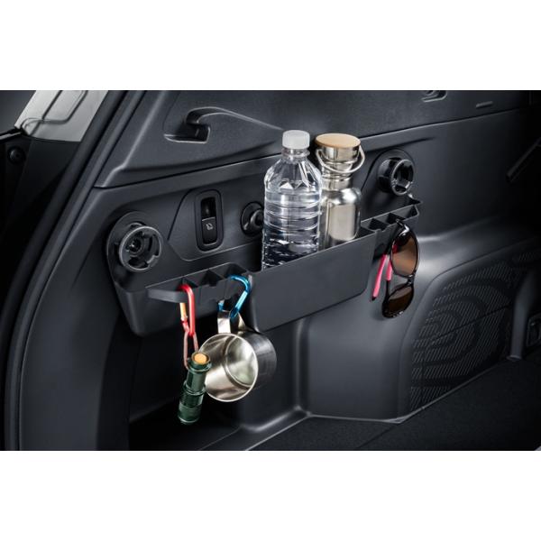 商品名：カーゴサイドストレージ品番：J2017SL400●樹脂製。●ユーティリティフック1セット（2個）が必要。●耐荷重3kg。※走行中は荷物を取り出してください。