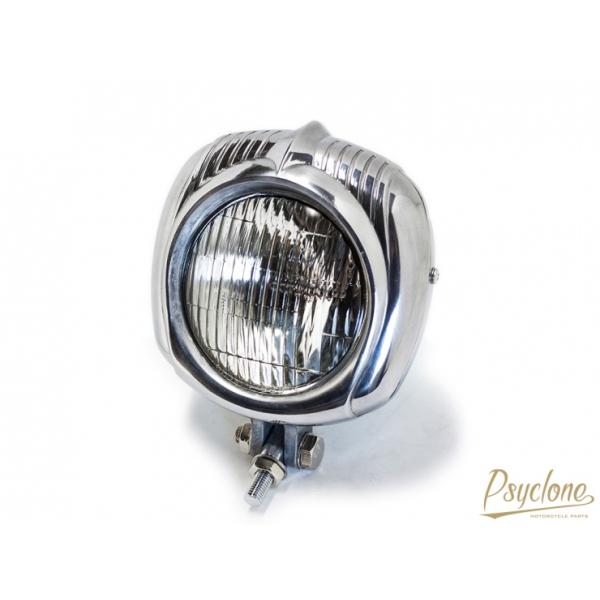 中古市場で高額取引されている、'40s-'50s Vintage 'Electroline 54' のレプリカライトです。取付部は一般的な汎用ベーツライト同様にアレンジされており、HI/LOW切替も可能です。ブランド:Psyclone適合車...