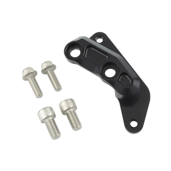 ☆メーカー：シフトアップ☆ブレンボ(brembo)[4podsキャリパー40mmピッチ]又は、シフトアップ　ビレットキャリパー 4podsをNSR系純正フロントフォークに取り付けする為のサポートです。◆220ｍｍディスクローター/12ｉｎｃ...