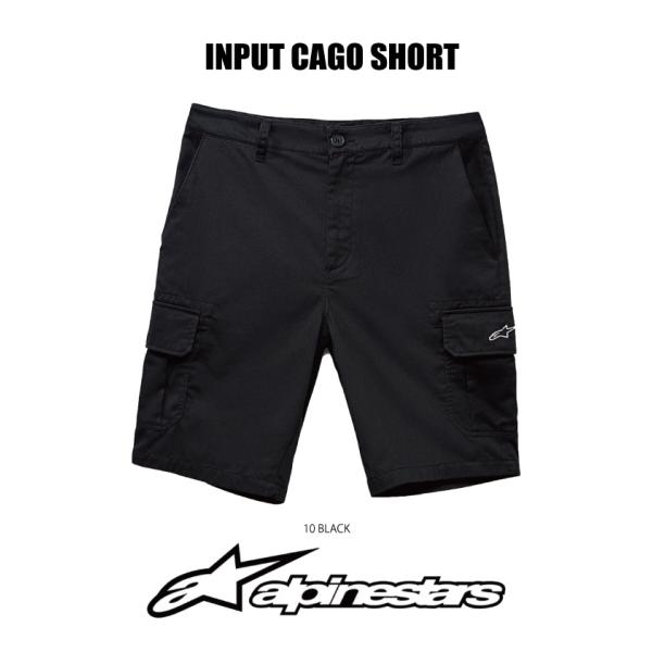 メーカー：alpinestarsモデル　：INPUT CAGO SHORT型番　　：1210-23110カラー：10 BLACK※モニター発色の具合により色合いが異なる場合がございます。サイズ（US) :28-30ヨーロッパサイズですので、...