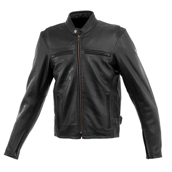 ヴィンテージ加工仕上げのシングルジャケット。肩・肘にはCE規格レベル2プロテクターを装備し、背中にはEVAソフトプロテクターを標準装備。・Classic vintage taste of leather jacket for everyda...