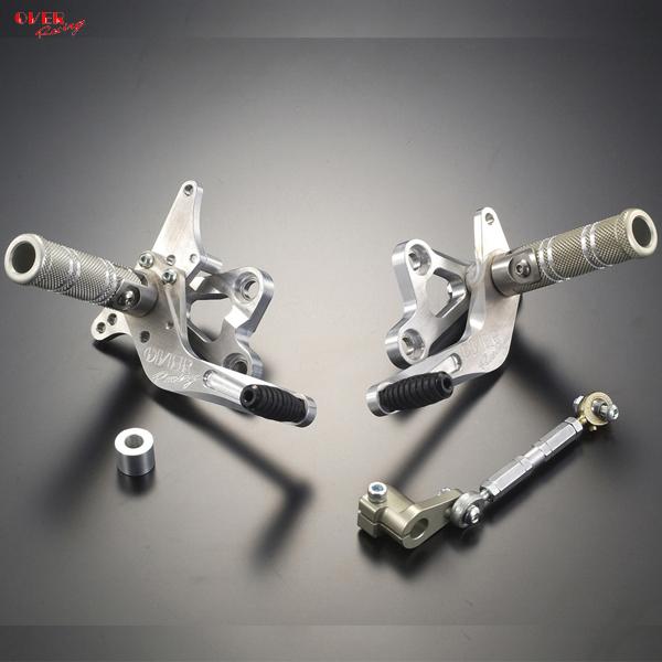 ★ご注文前にお問い合わせください：ご注文のお受付状況、ご注文数により変動する場合が御座います。剛性のUPはもちろんの事ポジションがレーシングステップよりも楽ですが寝かし込んだ時にステップを擦ったりしないように高さが調節されており絶妙に良いポ...