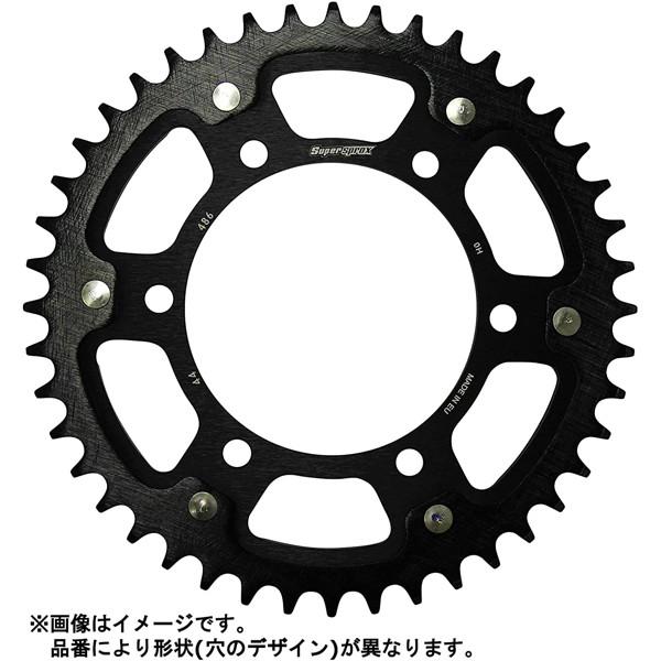 ※画像はイメージです。品番によっても形状は異なりますので予めご了承ください。[STEALTH (ステルス)]Supersproxの研究開発によって実現した、革新的なハイブリッドスプロケットです。異素材である、スチールティースとアルミニウムコ...