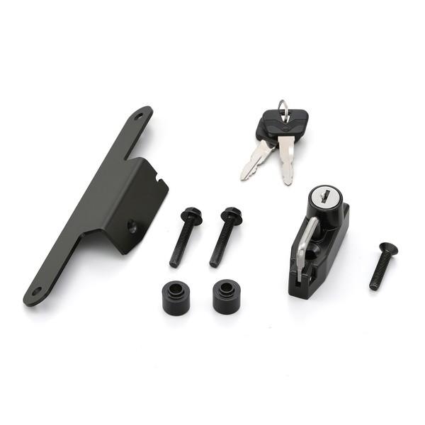 純正風デザインで車体装着状態でも目立ちにくい設計。・カギ2本付属。■メーカー：デイトナ■品番：99906※返品・交換不可※メーカー欠品・完売の場合は別途ご案内いたします。