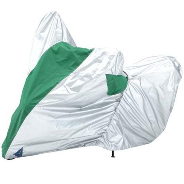 快適エアベンチレーション付き。 防炎素材を使用したバイクカバー。・両サイドに立体大型ベンチレーションを設け、カバー内の湿気を効果的に逃がします。・万一放火などによって火をつけられた場合、炎が燃え広がらないように加工された防炎素材を使用してい...