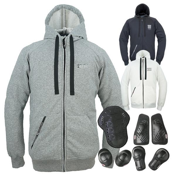 普段着としても使い回しが利くコットンパイルパーカー。ハードタイプの胸・肩・肘・脊椎パッドが標準装備されたバイク乗りのためのパーカーです。パッド類は脱着が気軽にできるので、メンテナンスもイージーケア。「バイクと過ごす時間が自然と増える」、そん...