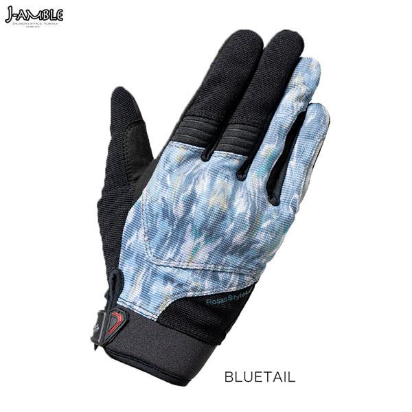 カジュアルスポーティなナックルプロテクター内蔵の春夏グローブ。・夏でも快適なメッシュタイプ・グリップしやすい立体構造・手首ベルトでしっかりフィット・親指/人差し指指先：スマホタッチ機能搭載・小指/反射リフレクタープリントで視認性UP・甲側：...