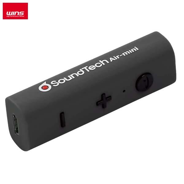 普段使いにも重宝する軽量コンパクト ブルートゥースレシーバーSoundtech Air miniはパワフルで繊細な音質にチューニングを施したブルートゥースレシーバーです。■メーカー：ウインズジャパン■電源：DC5V（microB入力端子）■...