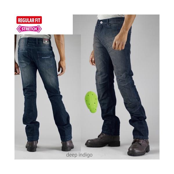 普段着同様に履くだけで手軽にプロテクターを装着できるレギュラーフィットストレッチジーンズ。両膝にレベル2CE規格プロテクターを標準装備。リーズナブルな価格でエントリーライダーにもおすすめ。プロテクターを着脱しやすい外入れ式を採用。また、別売...