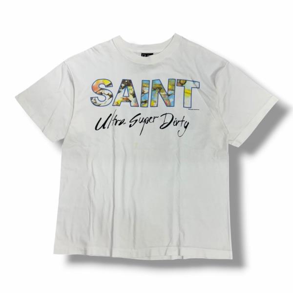 ブランド：SAINT MICHAEL（セントマイケル）商品名：2025SS SS TEE/SUPER DIRTY型番：SM-HR8-0000-025特徴：フロントには、『SAINT ultra surper dirty』バックには『SAIN...