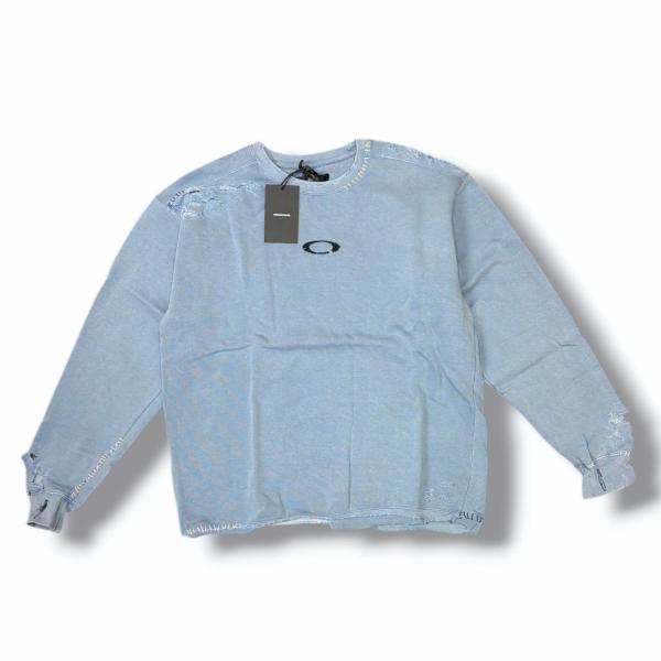ブランド：MINUS （マイナス）商品名：Inactive Crew Sweat With Repaired型番：M-P1-TP6特徴：MINUSらしいグランジでラスティックな雰囲気をそのままにデザインしています。手刺繍のよう温もりのあるシ...