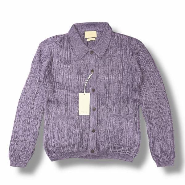 ブランド：YOKE（ヨーク）商品名：2025SS SILK MOHAIR BUTTONED CARDIGAN型番：YK25SS0954S特徴：キッドモヘアとシルク混紡糸を使用した軽量でシアー感のあるボタンカーディガン。シームレスなデザインや...
