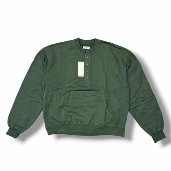 ブランド：MATSUFUJI（マツフジ）商品名：2025SS HENLEY NECK SWEATSHIRT型番：M251-0601特徴：ボタンシャツカンガルーポケット裾、袖口リブ仕様参考上代：37400円カラー：グリーン表記サイズ：2肩幅：...