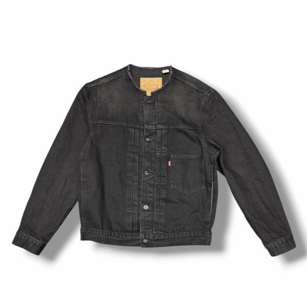 ブランド：Levi's Premium（リーバイスプレミアム）商品名：EDIFICE別注 COLLARLESS Jacket型番：003T4-0000特徴：1936年の大戦モデル（1st）をベースに、襟をカットオフした（切りっぱなし）ノーカ...