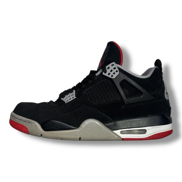 ブランド：NIKE（ナイキ）商品名：Air Jordan 4 Retro Bred型番：308497-060特徴：当時ナイキのバスケットシューズ初のスピードプレイヤー向けのバッシュ「AIR FLIGHT 89」のソールユニットを使用し、シュ...