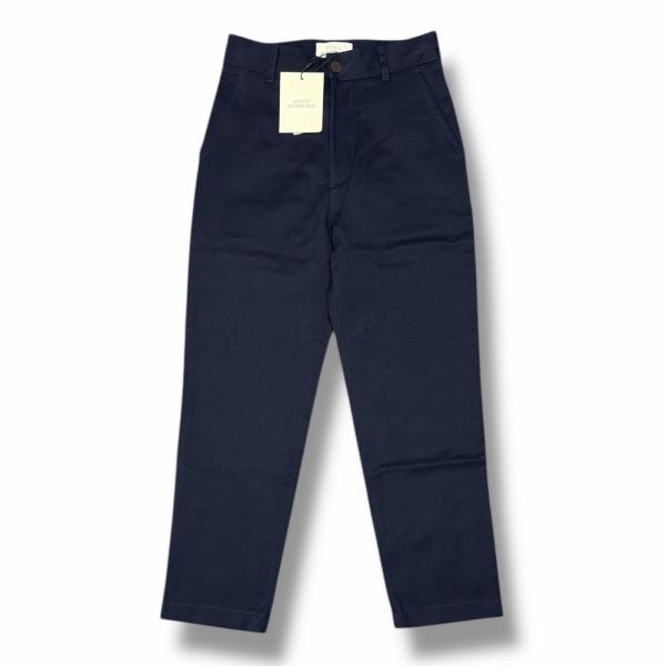 ブランド：STUDIO NICHOLSON（スタジオニコルソン）商品名：PEACHED COTTON TWILL型番：1337特徴：フロントジップフライベルトループ4ポケット参考上代：59400円カラー：ダークネイビー表記サイズ：Mウエスト...