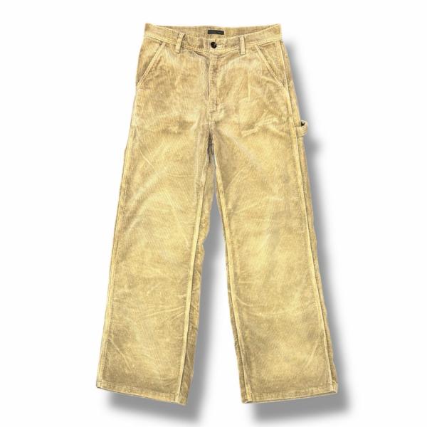 ブランド：soe（ソーイ）商品名：2025AW Splashed Painter Trousers型番：1263-60-002特徴：オーガニックコットンの通常よりも柔らかい風合いのコーデュロイを使用したペインターパンツです。硫化染料で製品染...