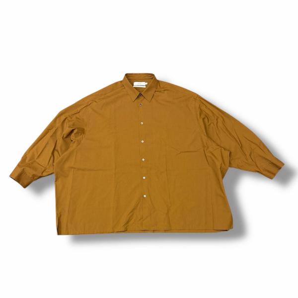 ブランド：Graphpaper（グラフペーパー）商品名：2021AW FINE WOOL TROPICAL OVERSIZED SHIRT型番：GM213-50241特徴：上質な素材オーバーサイズレギュラカラー裾スリットあり参考上代：308...