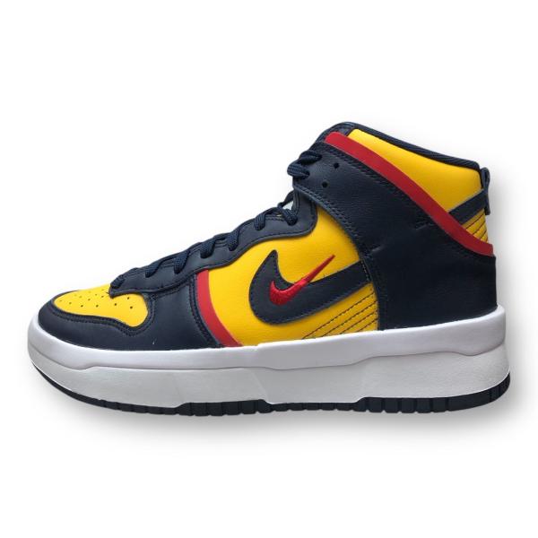 ブランド：NIKE（ナイキ）商品名：Women's DUNK HIGH REBEL VARSITY MAIZE型番：DH3718-701特徴：1985年にNCAAバスケットボールリーグに向けたカレッジカラープログラムの一環としてリリースされ...
