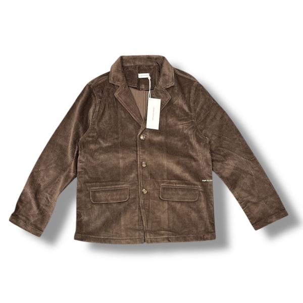 ブランド：Pop Trading Company（ポップトレーディングカンパニー）商品名：2024AW HEWITT SUIT JACKET型番：POPAW24_05-010特徴：コーデュロイフロントポケット×2フロント、背面刺繍カラー：ブ...