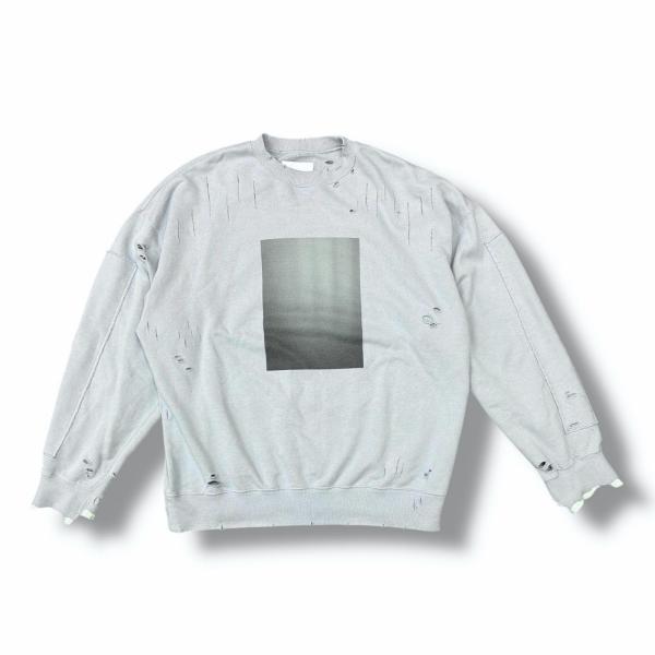 ブランド：stein(ssstein)（シュタイン）商品名：OVERSIZED REBUILD SWEAT LS 型番：ST.525特徴：シーズン毎に細かいサイズ感、加工、デザインを変え取り組んでいるリビルドスウェット。フロントプリントに写...