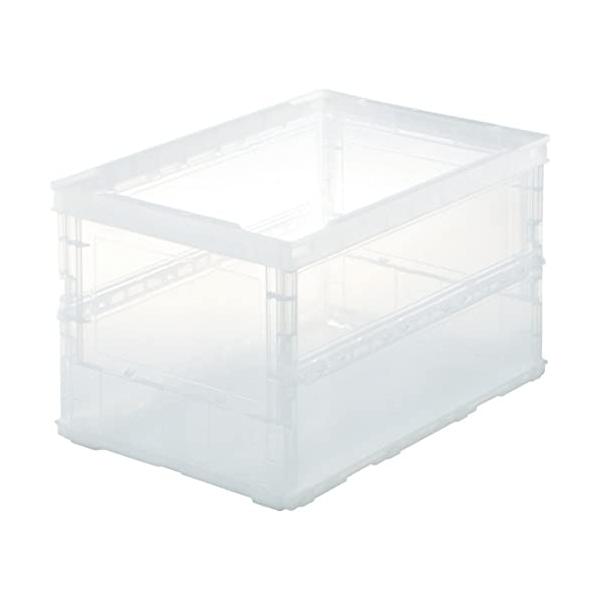 容量L:52.7色:透明外形寸法mm間口×奥行×高さ:530×366×325有効内寸mm間口×奥行×高さ:493×335×311折りたたみ高さmm:60質量kg:1.86