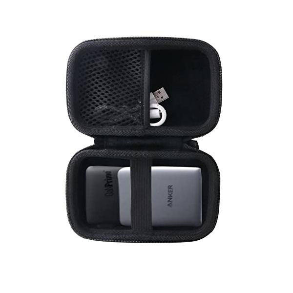 Anker 733 Power GaNPrime PowerCore 65W モバイルバッテリ 対応収納ケース材質：耐久性のある高級ハードEVA素材、優れた肌触り、中身の柔らかい保護。用途：保管保護、汚れ、衝撃、磨耗を防ぐことができ、ハード...