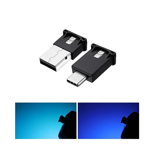 ?1.Type-C+Type-A usbライト車内にあるUSB ポートに接続するだけで、暗くなると自動に点灯するアンビエントライトです。タイプC、タイプAポートを持つすべての車両や設備に適用できる広範な用途を備えています。「セット内容」：U...