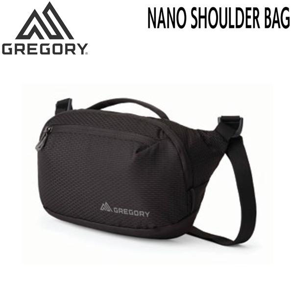【正規代理店商品】●BRAND：GREGORY(グレゴリー)●品番：1530609974●品名：ナノショルダーバッグ●カラー：オプティックブラック●容量：3L●サイズ：H15.9 X W35.6 X D8.9cm●重量：180g●素材：ナイ...
