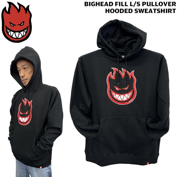 【正規取り扱い店】●BRAND ：SPITFIRE（スピットファイア）●品　番：426022000201●品　名：BIGHEAD FILL L/S PULLOVER HOODED SWEATSHIRT●color :　w/ BLACK RE...
