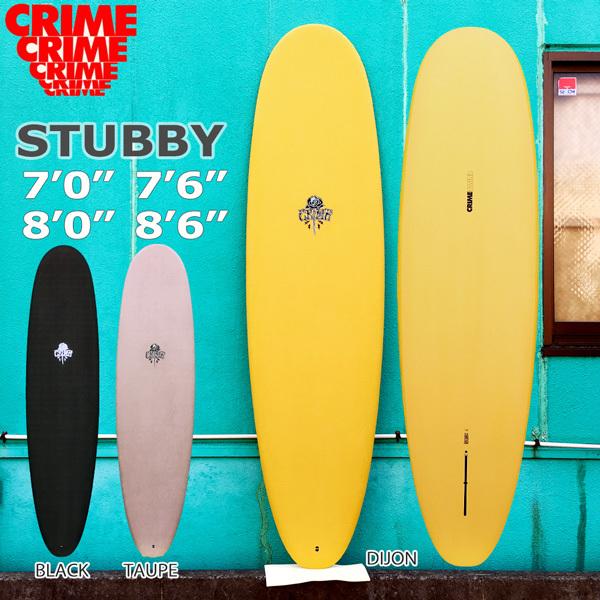 サーフボード ソフトボード 正規品 CRIME SOFTBOARDS クライム STUBBY 8’0 シングルフィン ミッドレングス ...