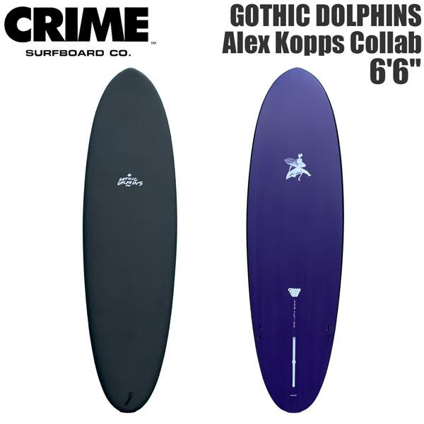 【正規取扱い店】●BRAND : CRIME（クライム）●品番 : CRM-GOTHIC-BKVLT●品名 : GOTHIC DOLPHINS Alex Kopps Collab●カラー : Black/Viole●サイズ : 6'6"（約...