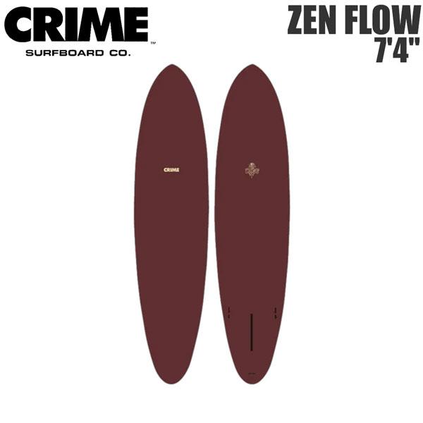 【正規取扱い店】●BRAND : CRIME（クライム）●品番 : CRM-ZFLOW-74-OBLD●品名 : ZEN FLOW●カラー : Ox Bloodr●サイズ : 7'4"（約223.5cm）幅21.7インチ/厚み2.88インチ...