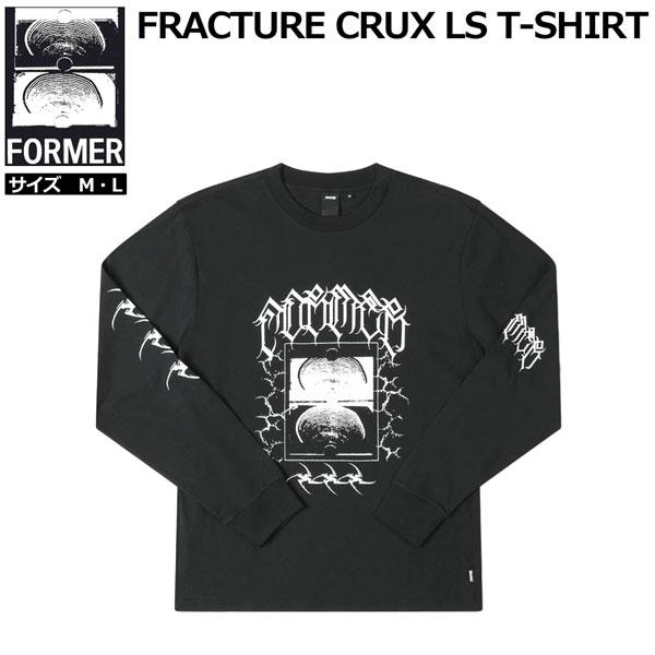 ●BRAND：FORMER (フォーマー)●品 番：FTE-24505●品 名：FRACTURECRUX LS T-SHIRTBLACK Dion Agius長袖 Tシャツ●カラー：BLACK●サイズ：M / LMサイズ（袖幅）60cm（肩...