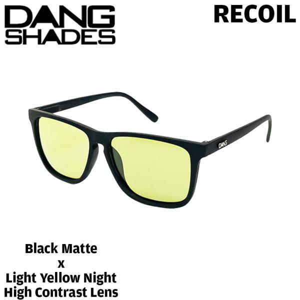 ●BRAND ： DANG SHADE(ダンシェイズ)●品 番 ： VIDG00470●品 名 ： RECOILBlack Matte x Light Yellow Night High Contrast Lens(ナイトレンズ)●FLAM...
