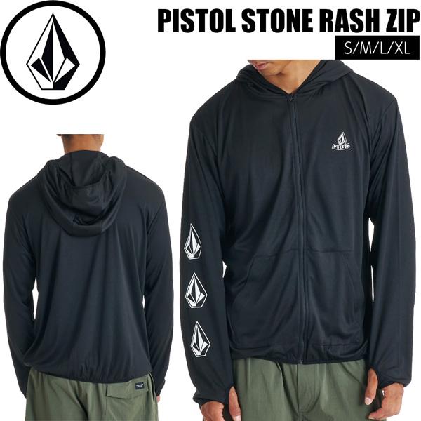 【正規代理店商品】●BRAND：VOLCOM(ボルコム)●品番：VLY261020●品名：PISTOL STONE RASH ZIP●カラー：BLK●サイズ：S/M/L/XL●素材：ポリエステル75% ポリウレタン25%VOLCOM ボルコ...