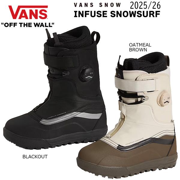 【正規代理店商品】●BRAND：VANS バンズ●品 番：VN000CZ8●品 名：INFUSE SNOWSURF インフューズスノーサーフ●カラー：BLACKOUT / OATMEALBROWN●サイズ：US7.0(25.0cm)US7....