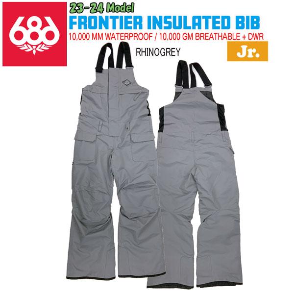 【正規代理店商品】●BRAND：686 シックスエイトシックス●品番：M2W602●品名：FRONTIER INSULATED BIB フロンティアインサレーテッドビブ●カラー：RHINOGREY●サイズ：XS/ S/ M/ L/ XLTE...