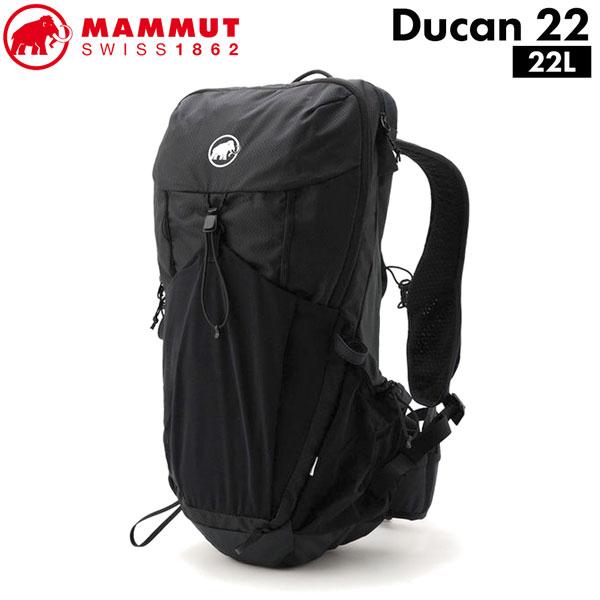 【正規代理店商品】●BRAND : MAMMUT(マムート)●品番 : 2530-01220-0001●品名 : デュカン 22●カラー : BLACK●サイズ : H54xW26xD14cm●容量 : 22L●付属品 : レインカバー  ...