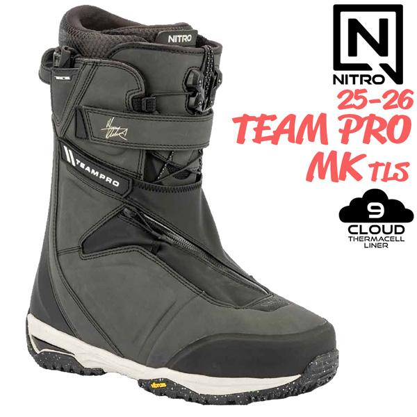 【正規代理店商品】●BRAND：NITRO ナイトロ●品名：TEAM PRO MK TLS チームプロマーカス●カラー：BLACK●サイズ：25.0cm25.5cm26.0cm26.5cm27.0cm27.5cm28.0cm28.5cm29...