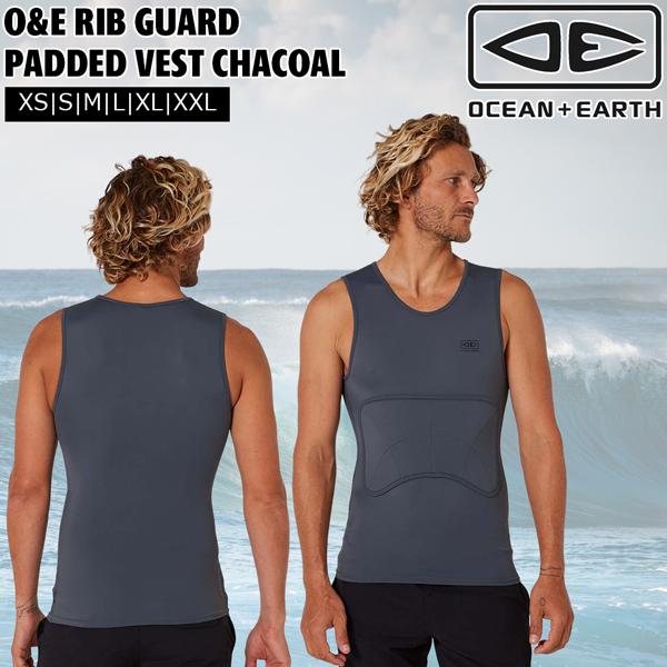【正規取り扱い店】●BRAND：O&amp;E(オーシャンアンドアース)●品番：9321977833219●品名： O&amp;E RIB GUARD PADDED VEST CHACOAL●サイズ：XS／S／M／L／XL／XXLオーシャン...