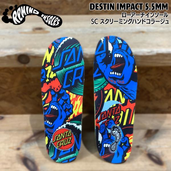 【正規取り扱い店】●BRAND：REMIND INSOLES(リマインドインソール)●品番：ADV-REMIND-13●品名：DESTIN IMPACT 5.5MMSC Screaming Hand Collageローアーチインソール●カラ...